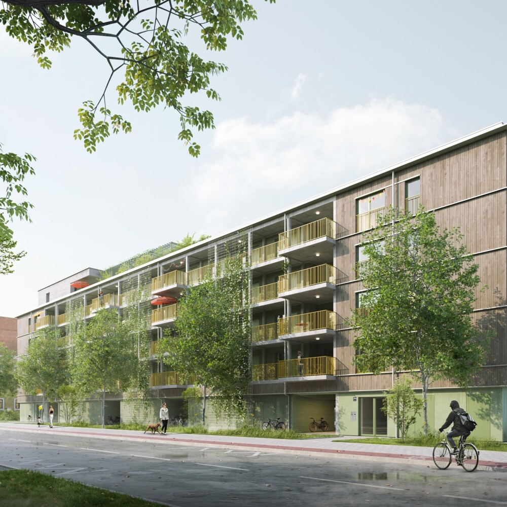 Münchner Wohnen errichtet drittes Stelzenhaus für Mitarbeiter*innen der ...